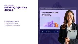 Jotform Presentation Agents: Use Cases and Examples | PDF