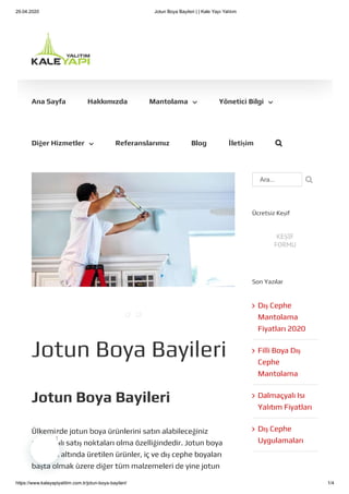 Jotun boya-bayileri | PDF