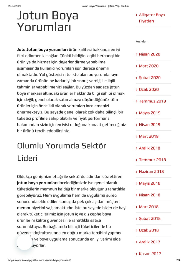 Jotun boya-yorumlari | PDF