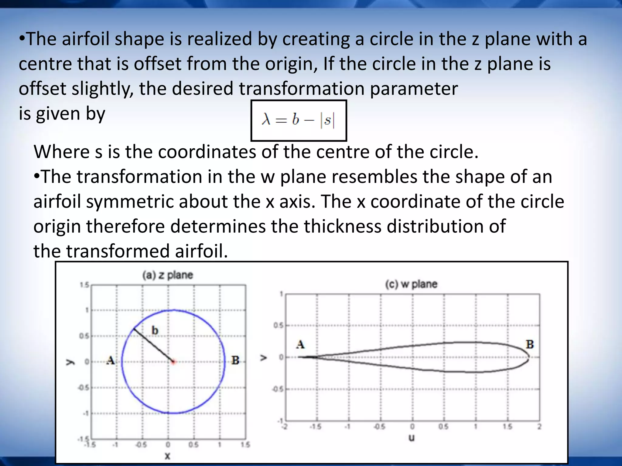 Joukowski's airfoils, introduction to conformal mapping | PDF