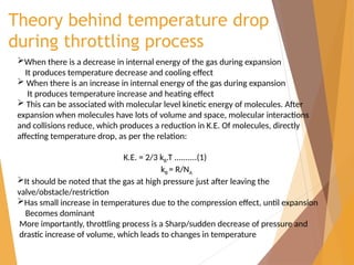 Joule-Kelvin effect, Throttliing heat transfer.pptx