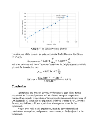Joule thomson effect | PDF