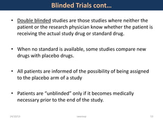 Key Concepts of Clinical Research & Clinical Trial | PPT