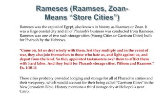 Journey 1 - Egypt to Mount Sinai | PPSX