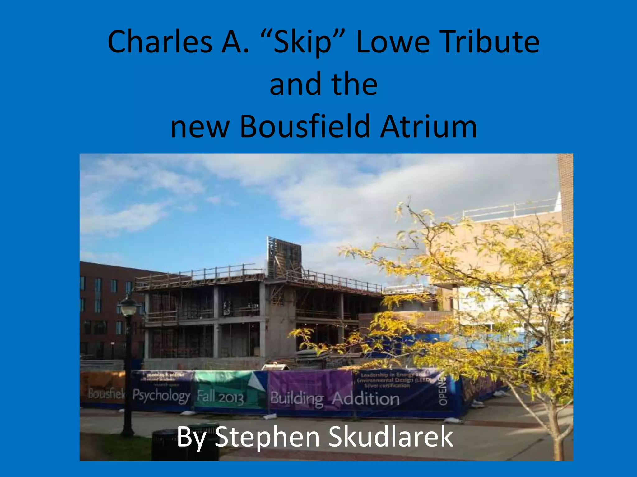 Jour 3005 skip lowe photo gallery slides | PPTX