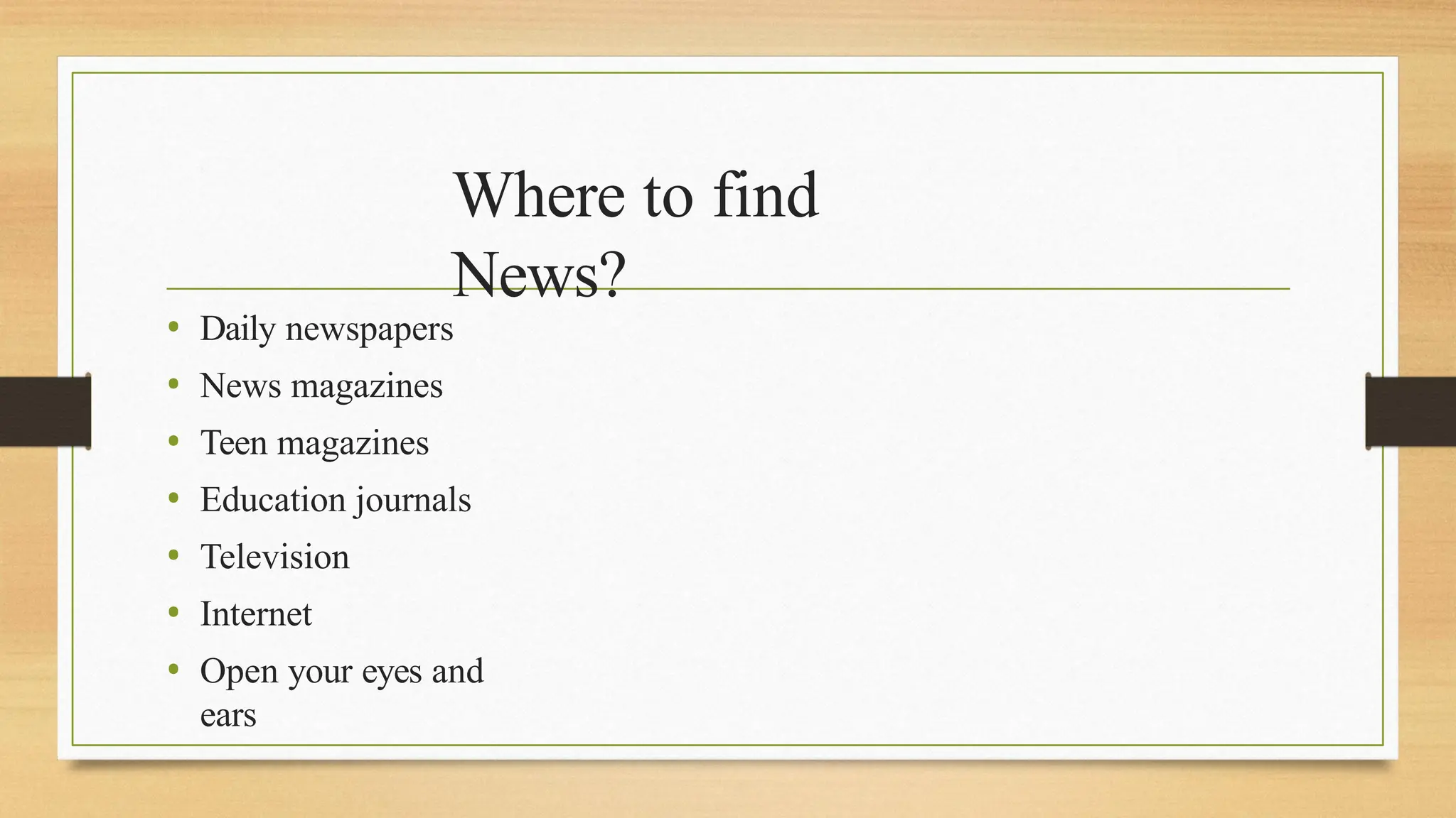 jouranlism grade 8 powerpoint presentation | PPTX