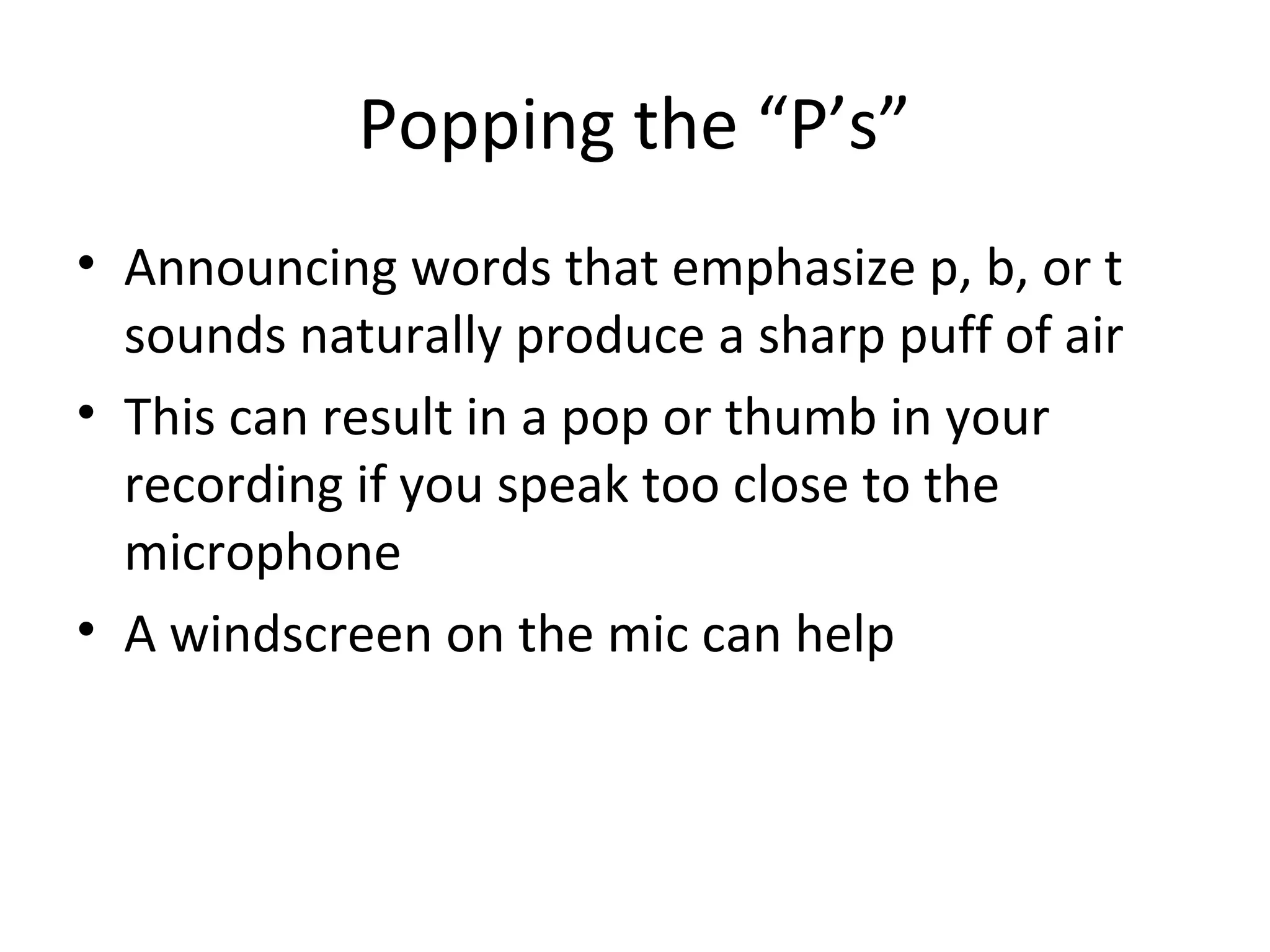 Audio Production Basics | PPT