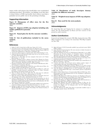 Meta-analiza efectuata de Wilhelm Klumper si Matin Qaim | PDF