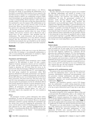 H 1 -Antihistamine Up-Dosing in Chronic Spontaneous Urticaria: Patients ...