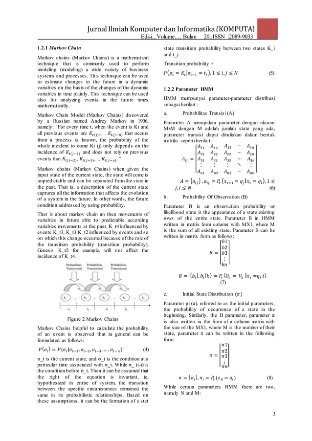 Hidden Markov Model Classification And Gabor Filter Preprocessing | PDF