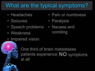 brain metastasis cancer | PPTX