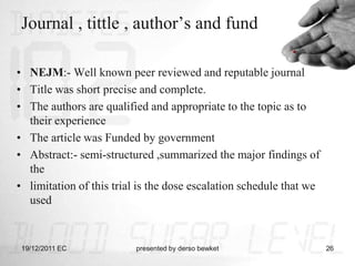 Journal presentation | PPT