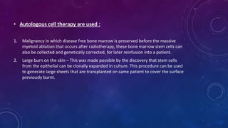Stem cells and regenerative medicine | PPTX