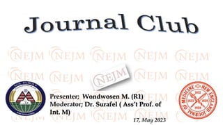 Journal club on Hydrcortisone for Severe Community acquired pneumonia ...