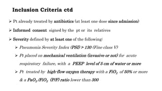 Journal club on Hydrcortisone for Severe Community acquired pneumonia ...