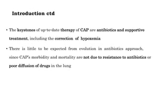 Journal club on Hydrcortisone for Severe Community acquired pneumonia ...