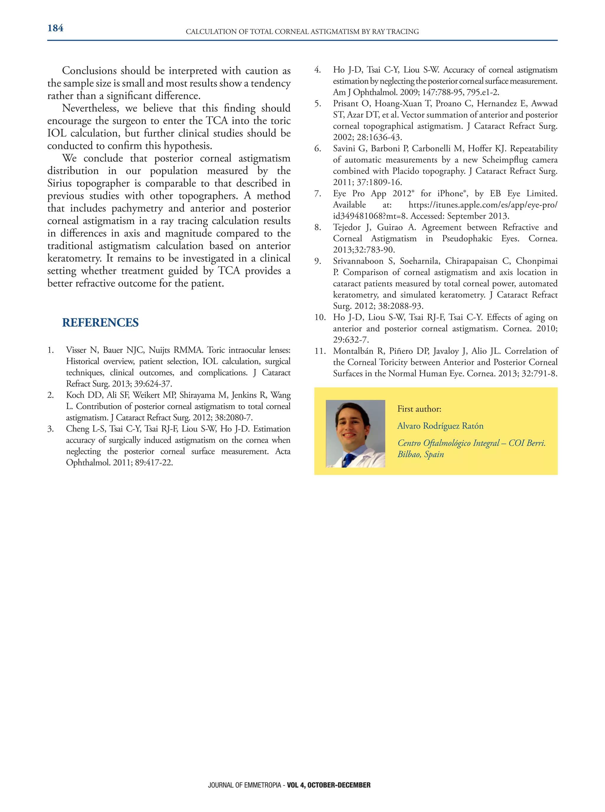Total corneal astigmatism in older adults taking into account posterior ...