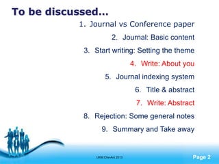 Journal Writing: Lets Start | PPT
