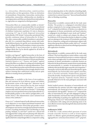 Local Drug Delivery Modalities in Treatment of Periodontitis: A Review ...