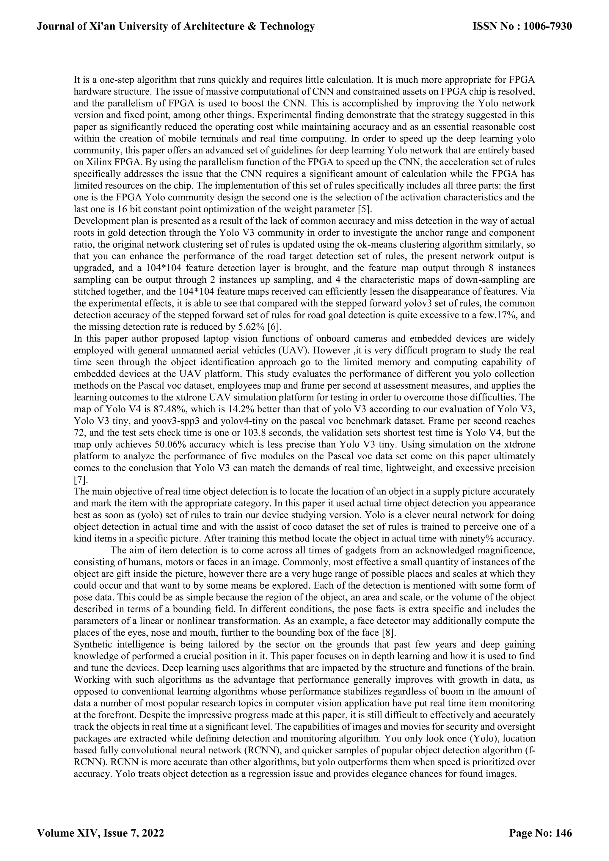 Real Time Object Detection System with YOLO and CNN Models: A Review ...