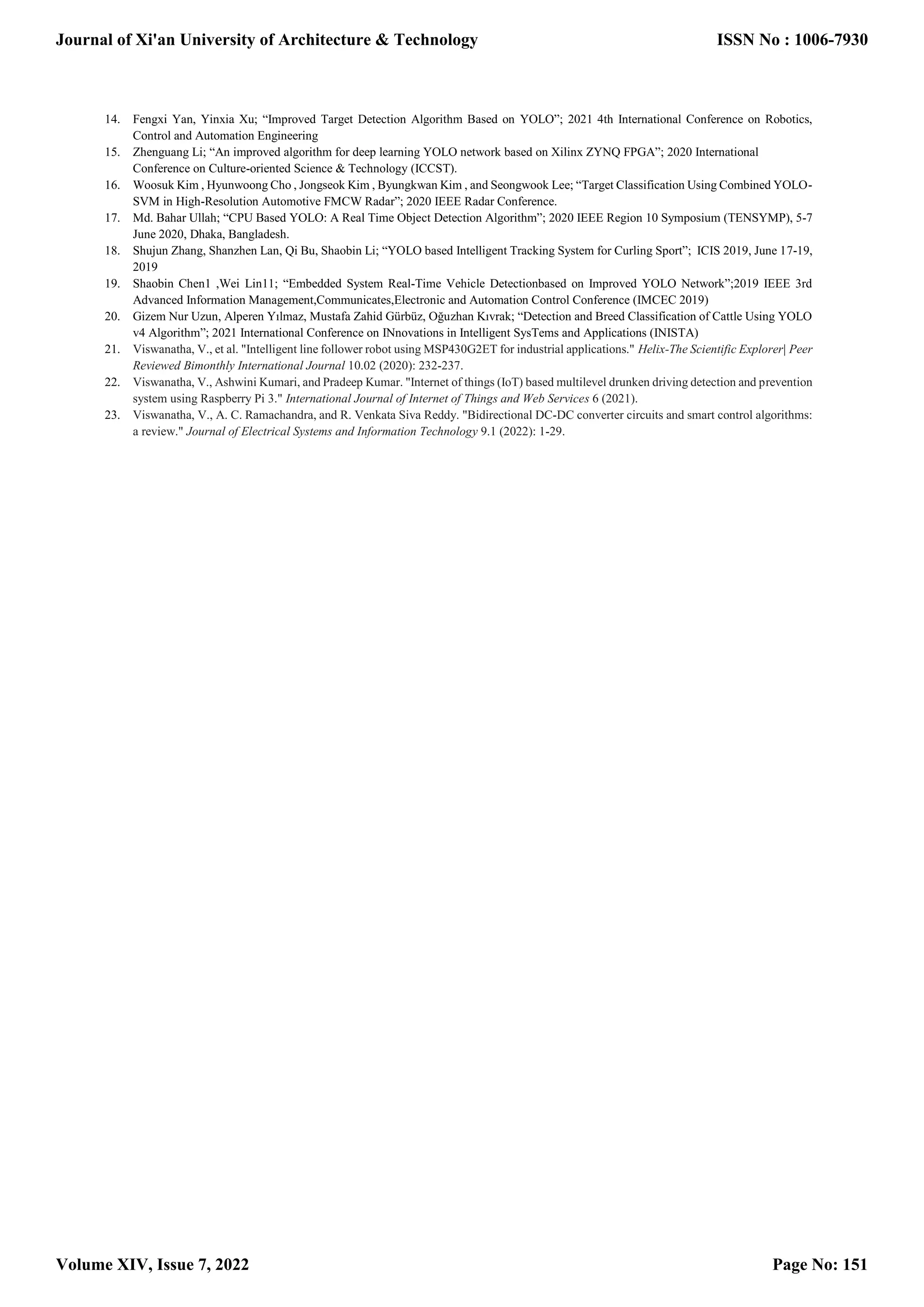 Real Time Object Detection System with YOLO and CNN Models: A Review ...