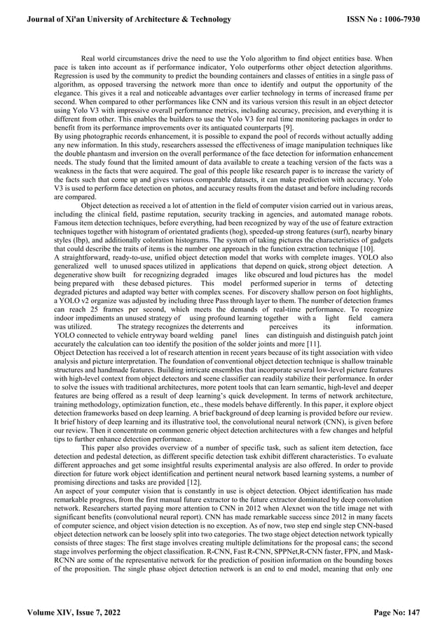 Real Time Object Detection System with YOLO and CNN Models: A Review ...