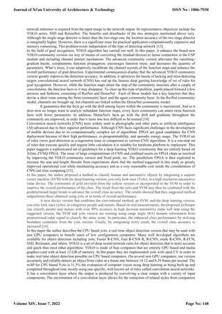 Real Time Object Detection System with YOLO and CNN Models: A Review | PDF | Cameras and ...