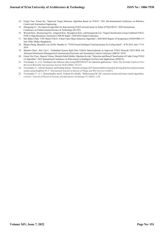 Real Time Object Detection System with YOLO and CNN Models: A Review | PDF | Cameras and ...