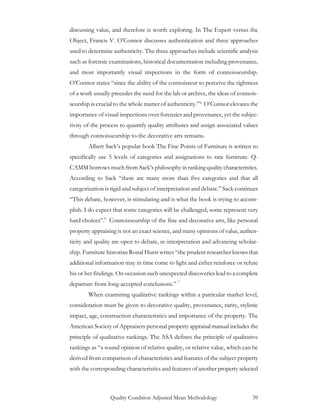 Quality Condition Adjusted Mean Methodology | PDF