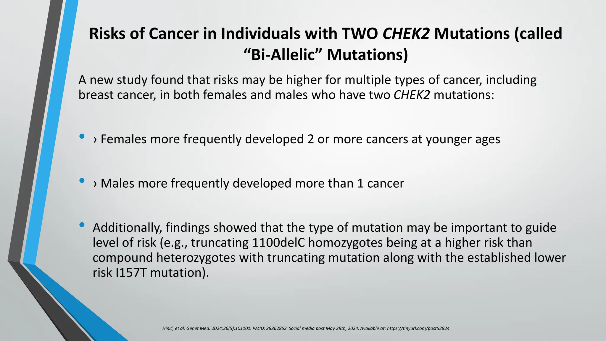 Inherited cancer 2024 update review by amir | PPT