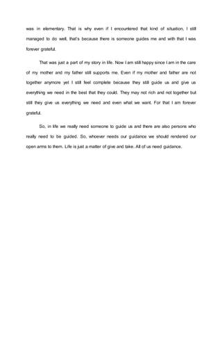 Fundamentals of Guidance Counseling | DOCX
