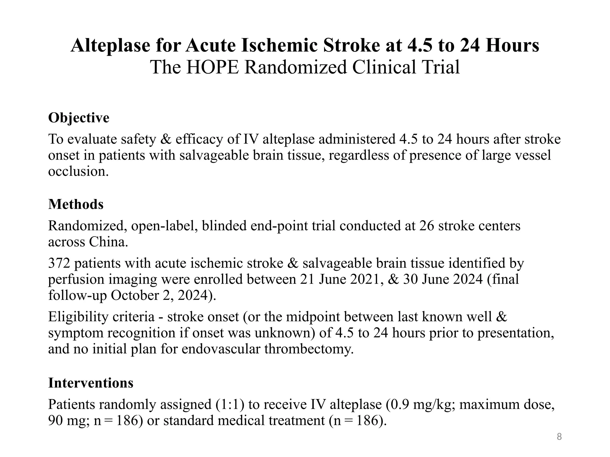 Journal Abstract Presentation (Neurology & Cardiovascular system) | PPTX