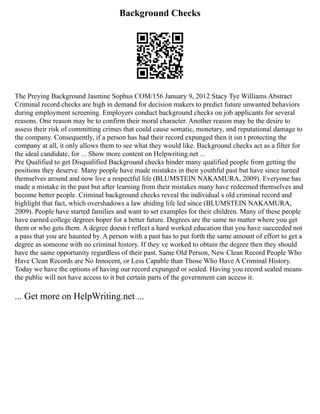 Journal Article Examples For Student - ParkertaroSingh | PDF