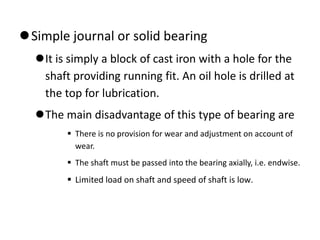 Journal bearing | PPTX