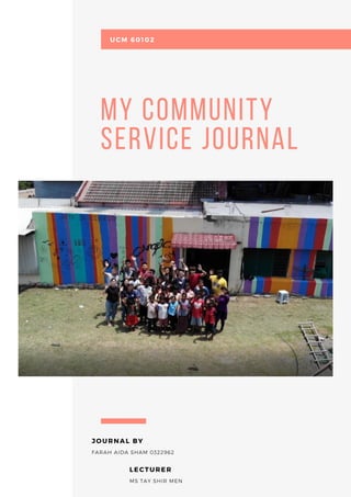 My Community Service Journal | PDF