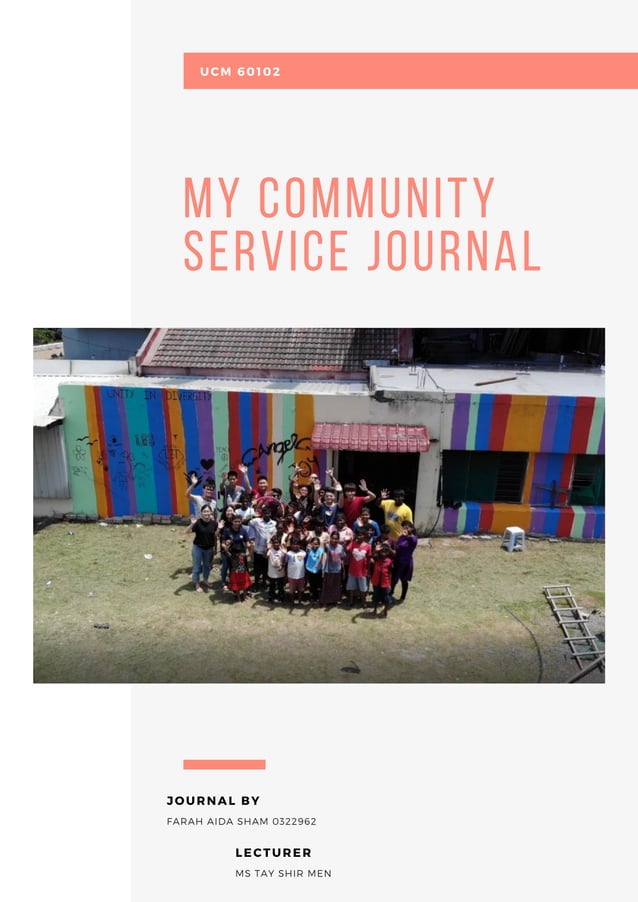 My Community Service Journal | PDF