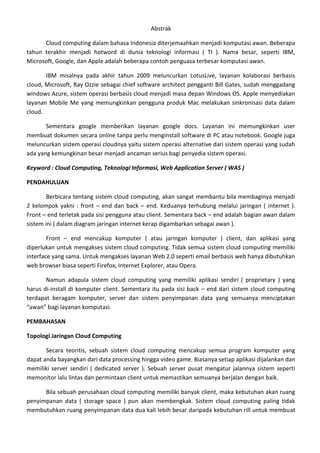 Journal cloud computing | PDF