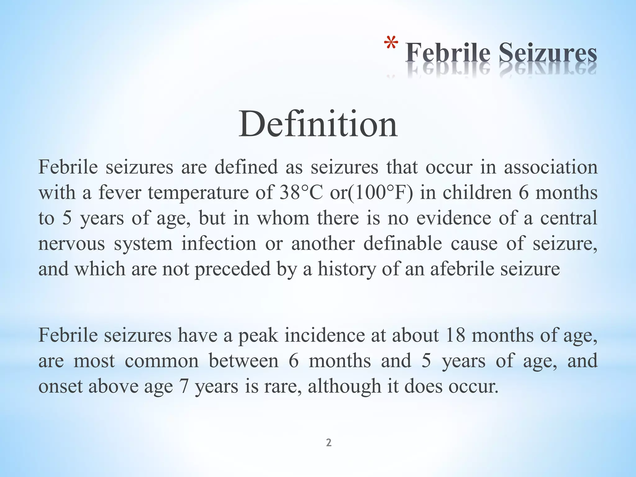 Febrile seizures | PDF