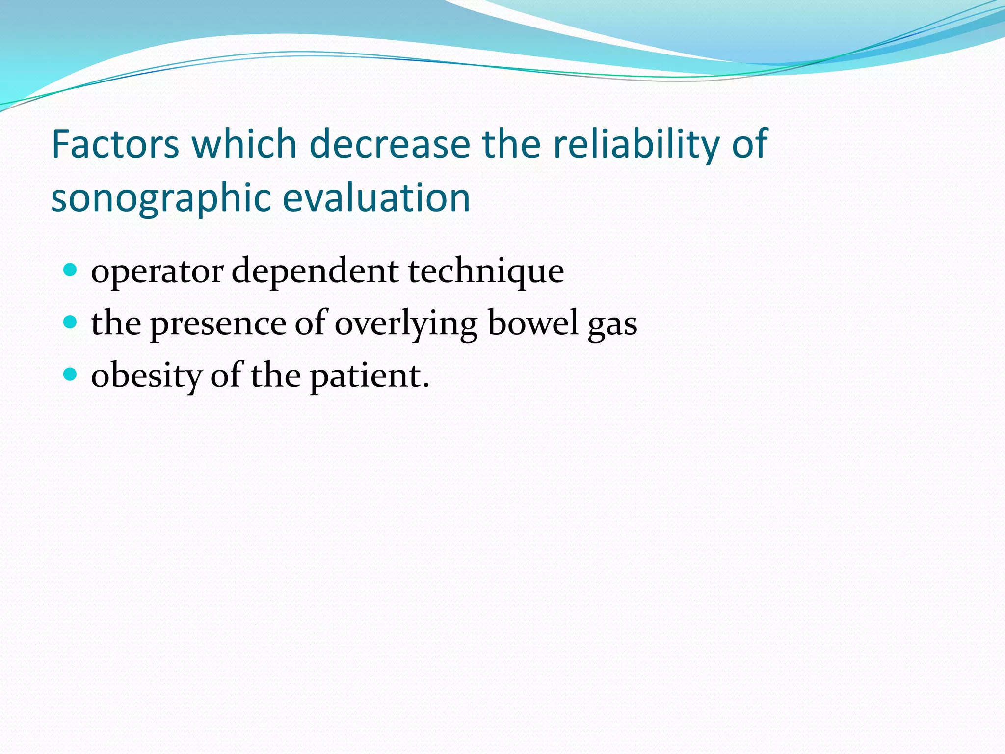 Ultrasound imaging of Bowel pathology | PPTX