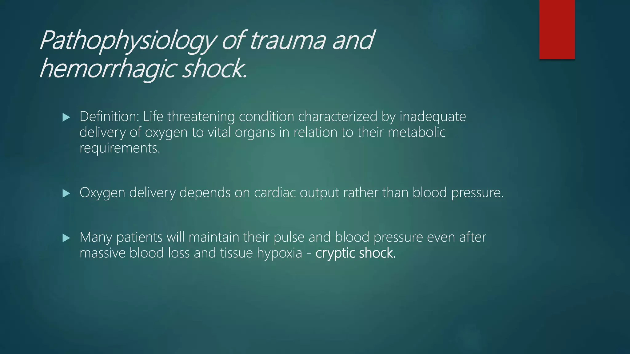 Fluid management in patients with trauma: Restrictive versus Liberal ...