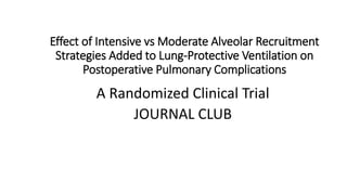 Journal club | PPTX