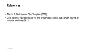 Journal club | PPTX