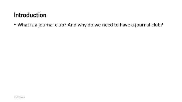Journal Club journal-club