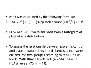 Journal presentation | PPTX | Diabetes | Diseases and Conditions