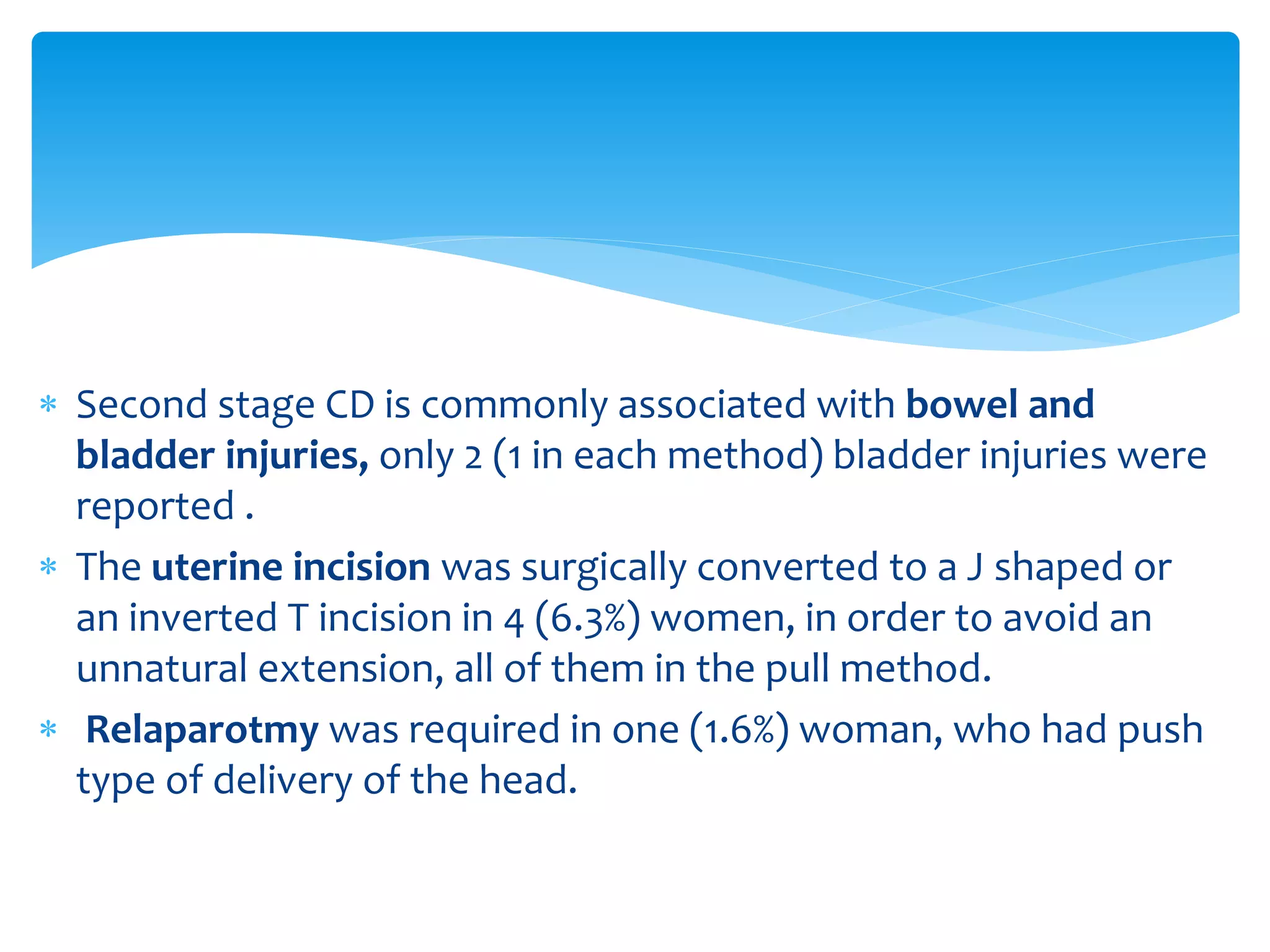 second stage cesarean section : patwardhan | PPTX