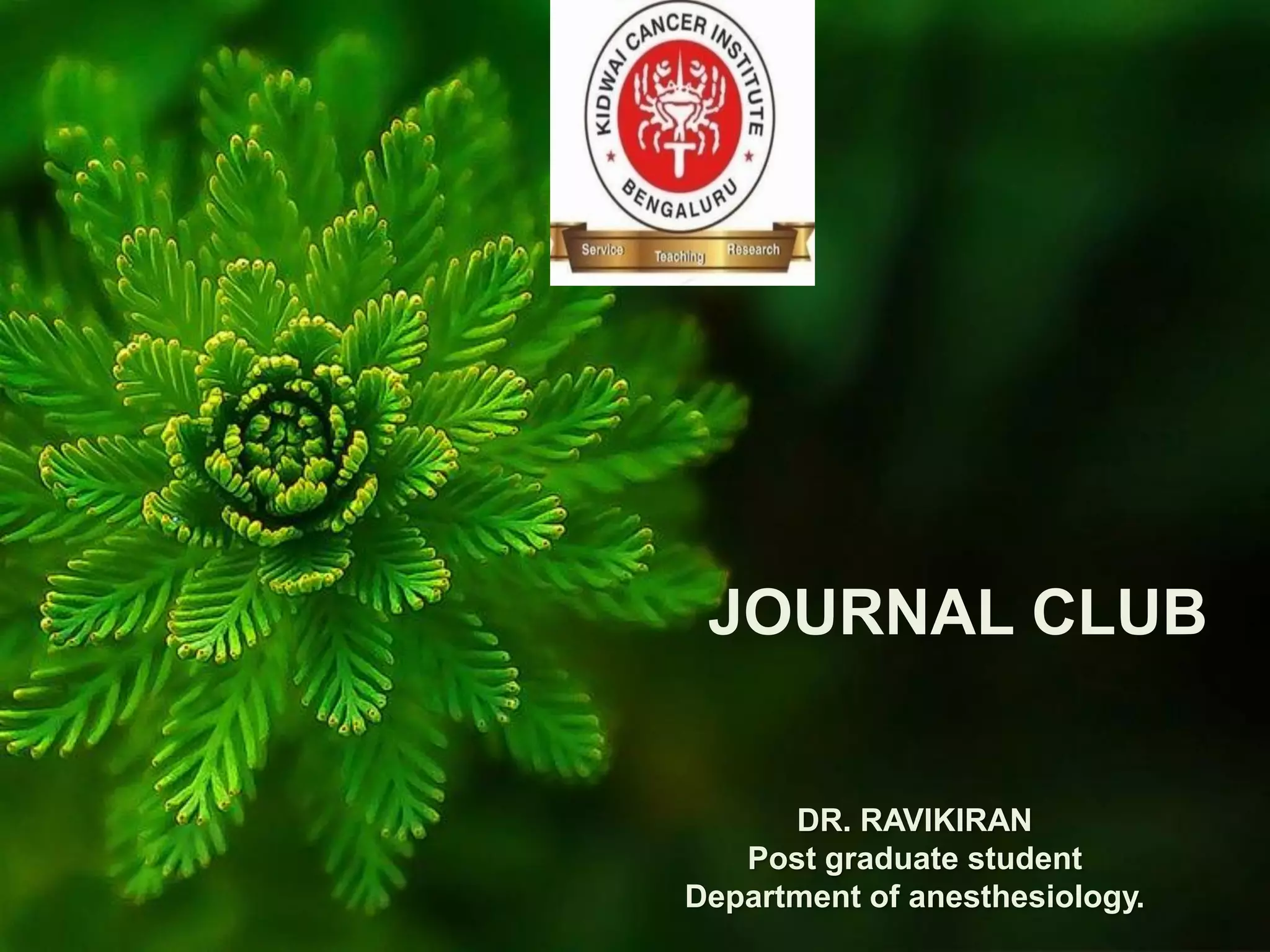 Journal club | PDF