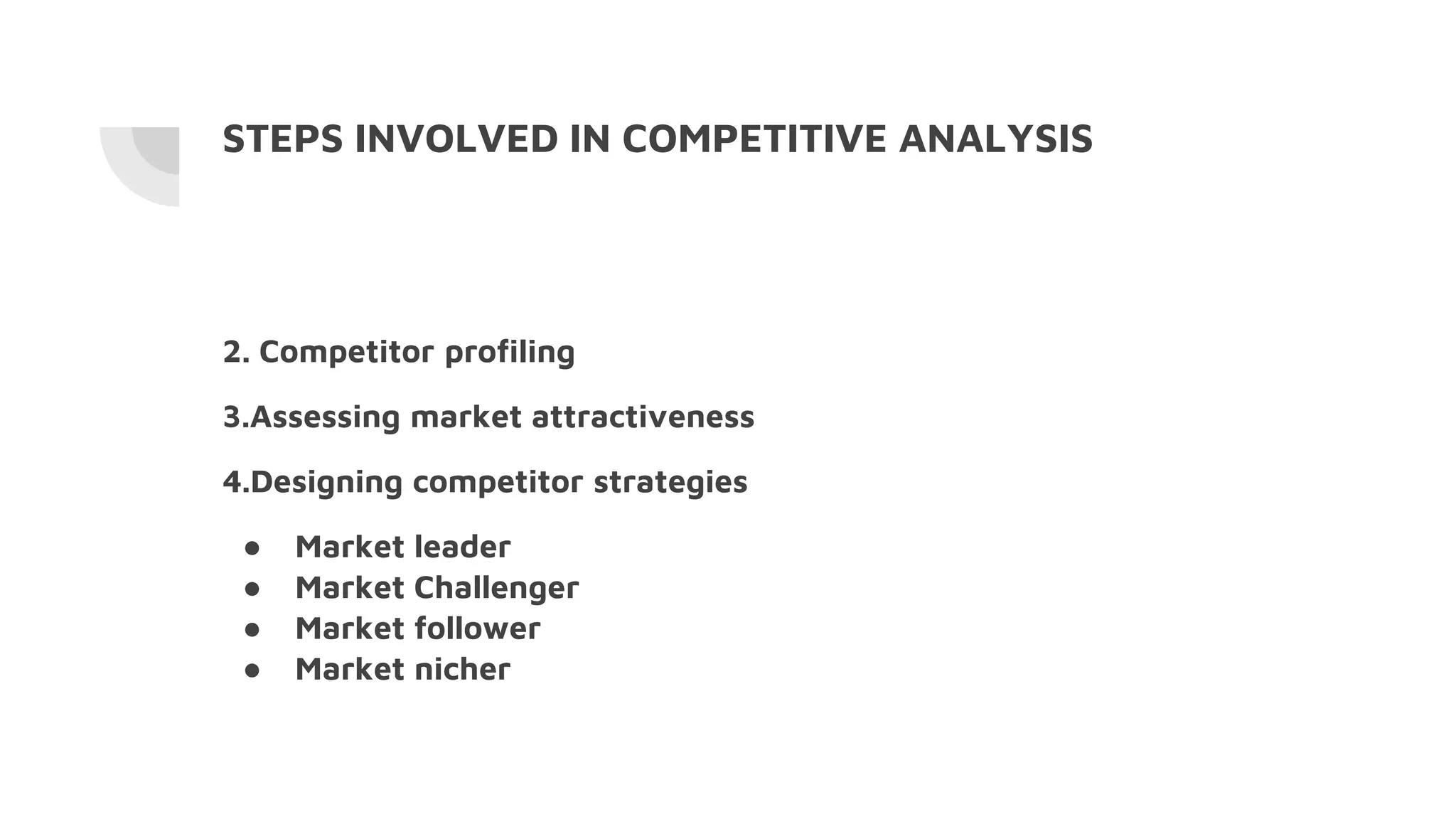 COMPETITIVE ANALYSIS & MANAGEMENT COMMITMENT TO QUALITY | PPTX