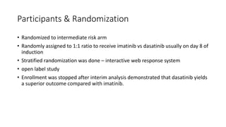 journal club.pptx-dasatinib versus imatinib in ph positive ALL | PPT