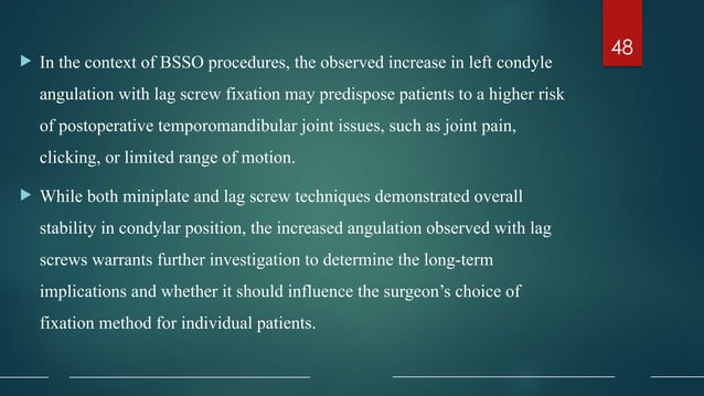 JOURNAL CLUB orthognathic mandibular procedure | PPT