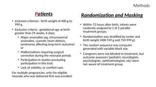 Journal clubs- neonatal blood transfusion threshold | PPTX
